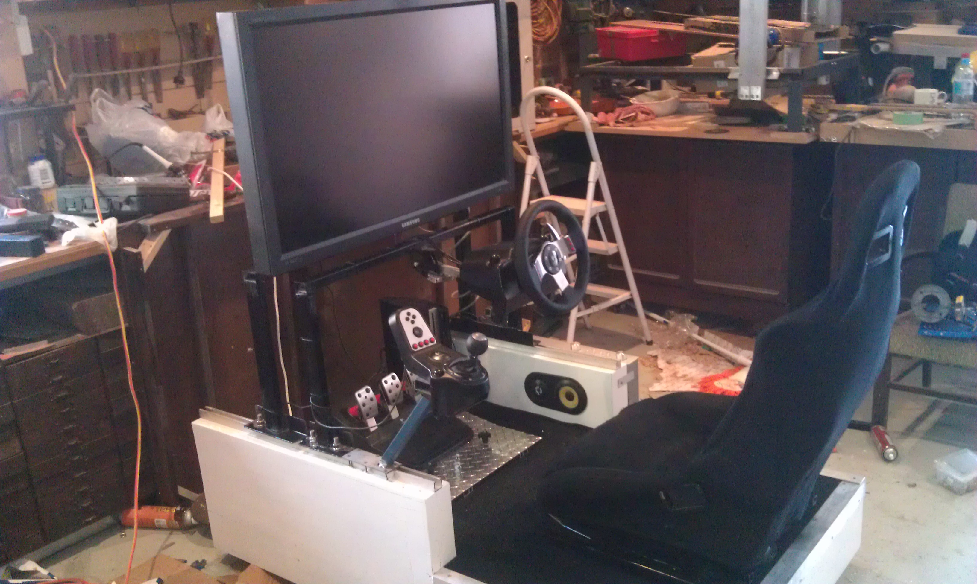 Static sled to 2 DOF sim.