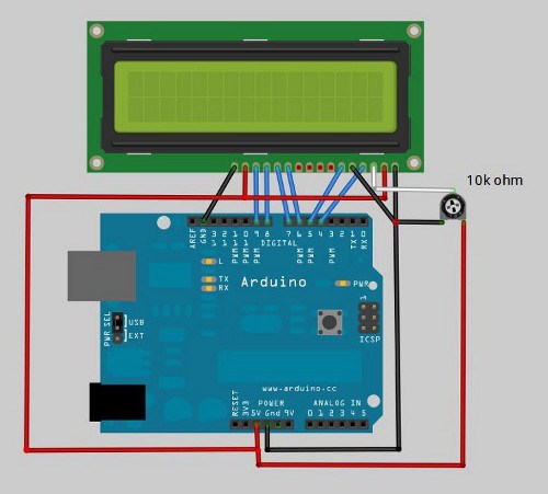 Arduino Mega with Raystar RC1602B LCD no data