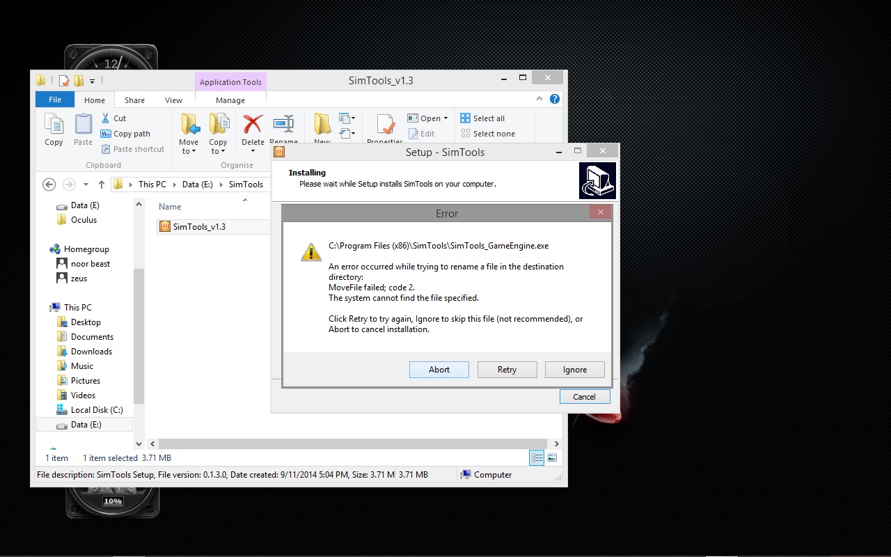 Game Engine and latest Avast! update