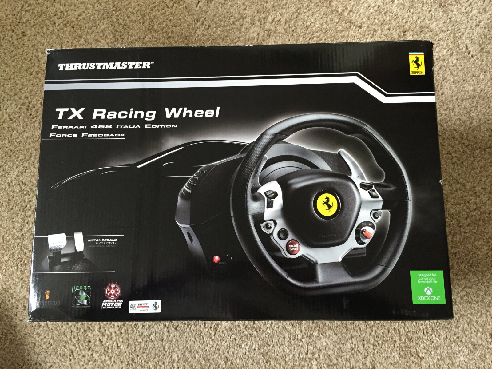 [SOLD] FS: Thrustmaster TX 458 Italia + GTE Addon Rim ALL LIKE NEW!