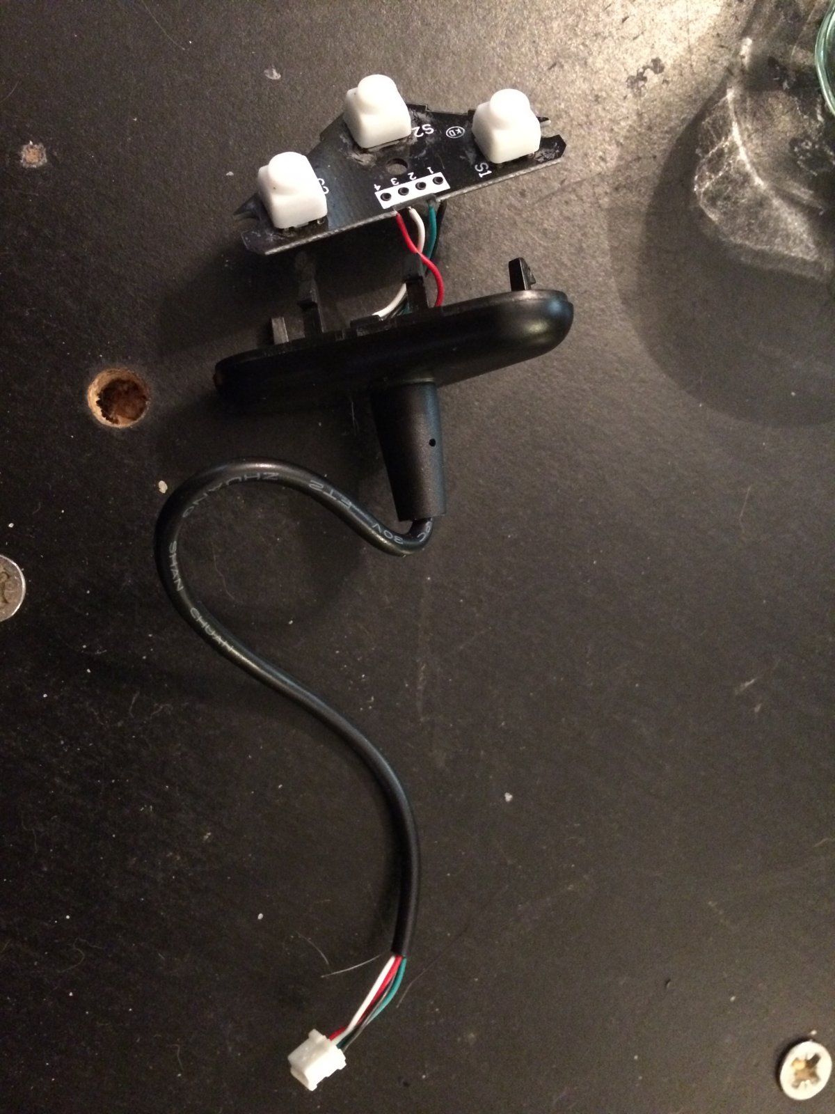 Change button on Fanatec hub