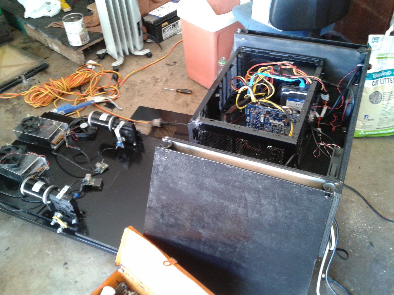 Where have you mounted your sim computer?