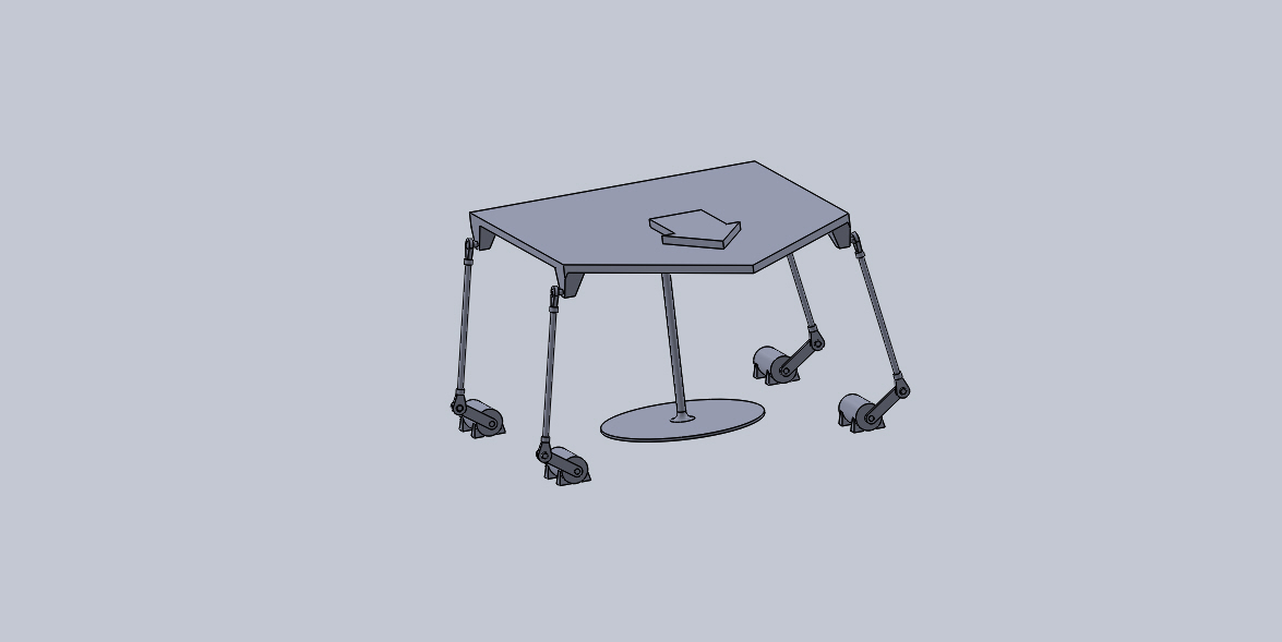 2 DOF Simulator with 4 motors