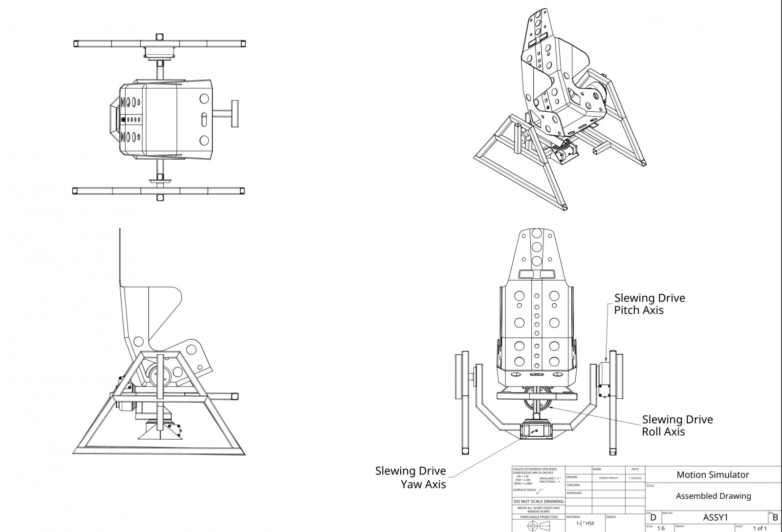 Idea for A motion simulator