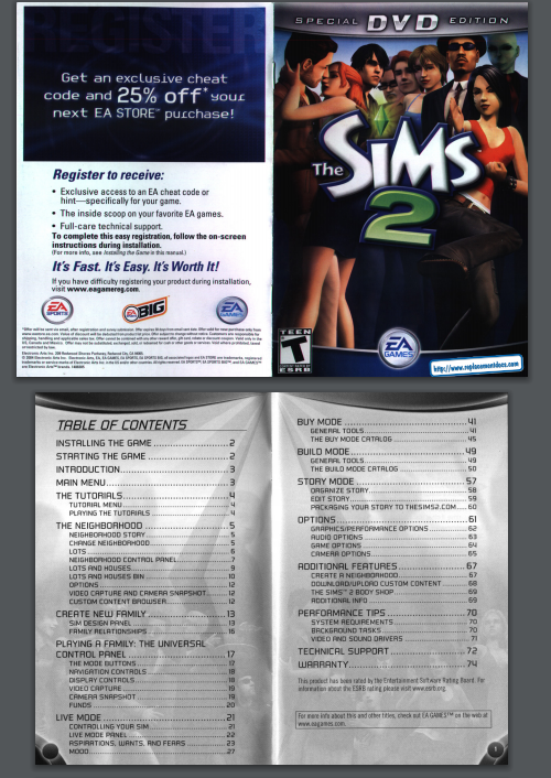 Manual for sims 2