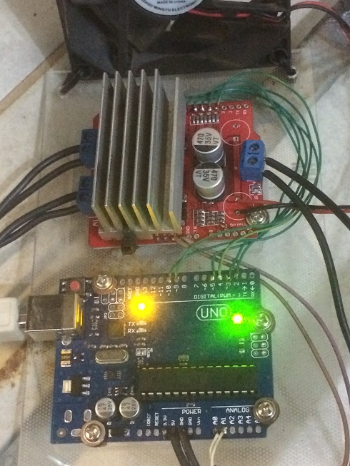 Showroom - My 2Dof Wiper motors / Arduino / Monster Motoshield