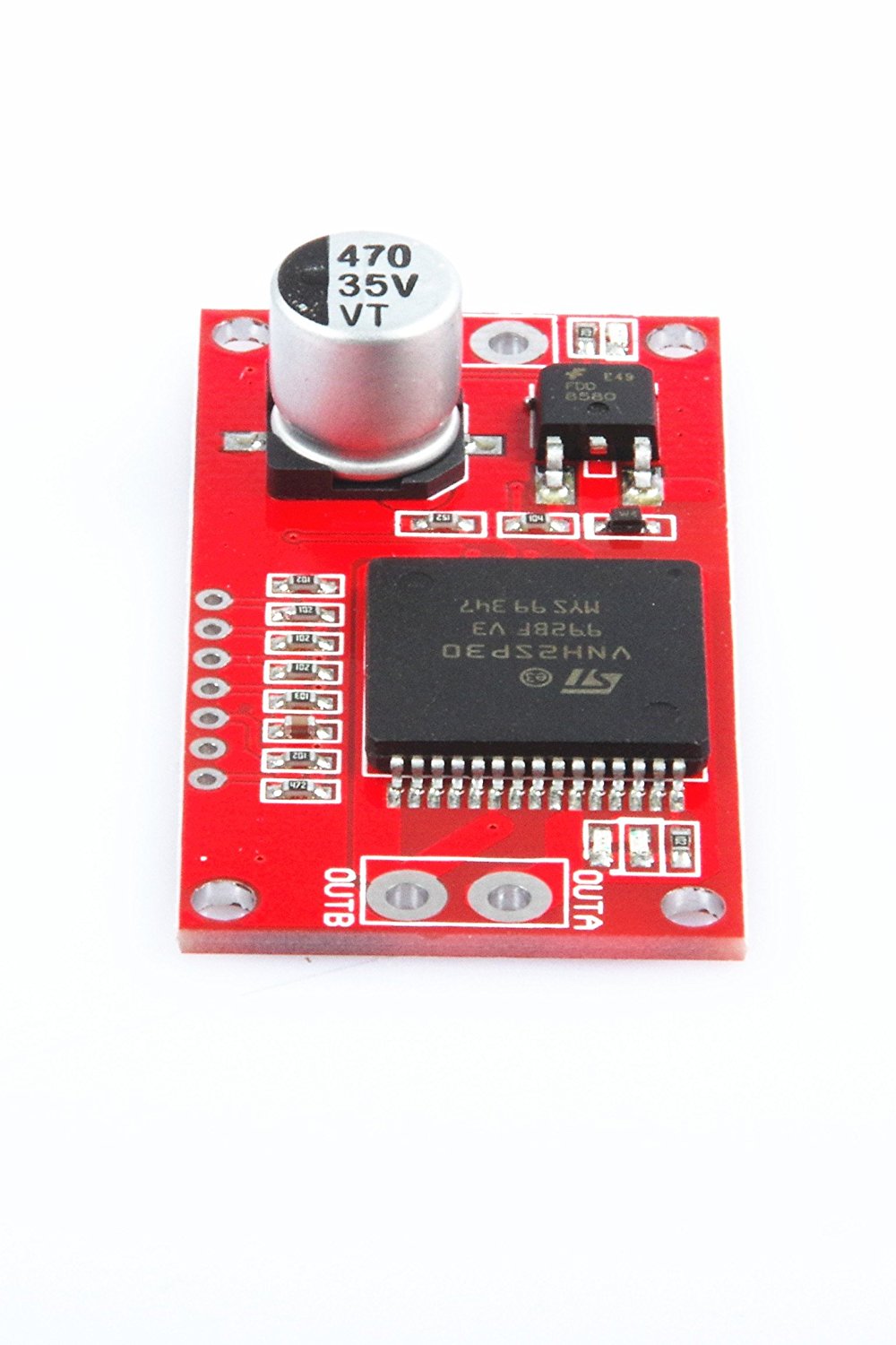 Wiring for Mini VNH2SP30 Stepper Motor Driver Monster Moto Shield module