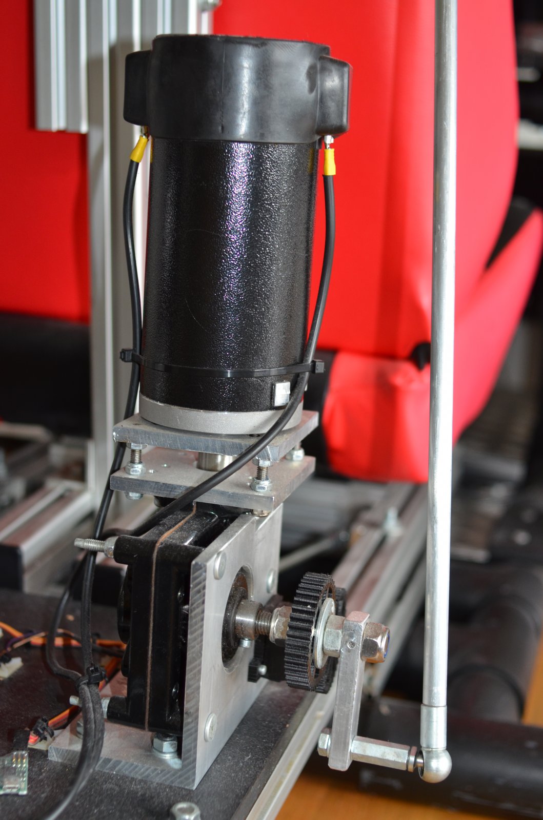 Showroom - 2DOF project using 12v DC Motors & Sabertooth