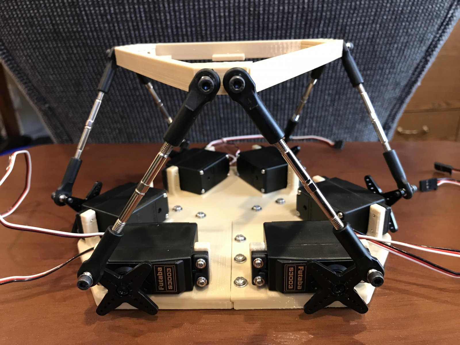 Mini 6DOF Servo-Powered Motion Platform Mini 6DOF Servo-Powered Motion Platform