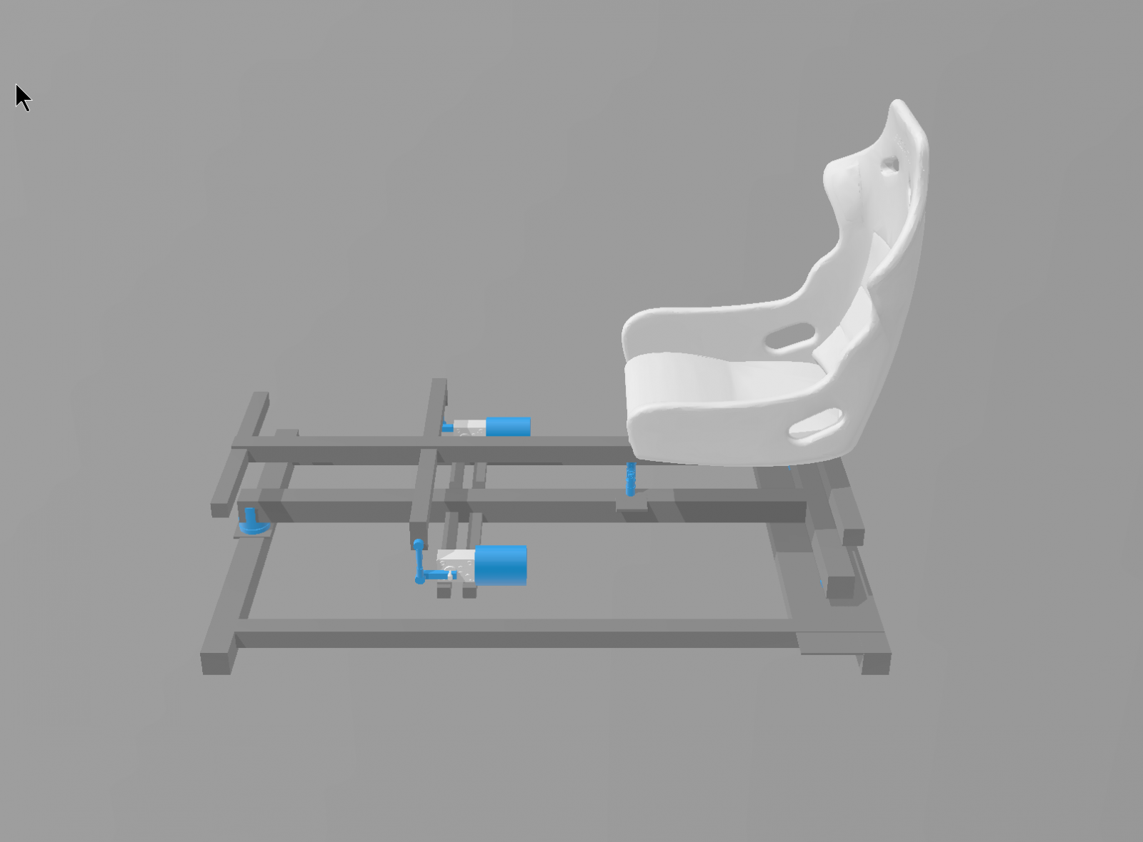 Question - How to choose motors and improve my 3dof simulator