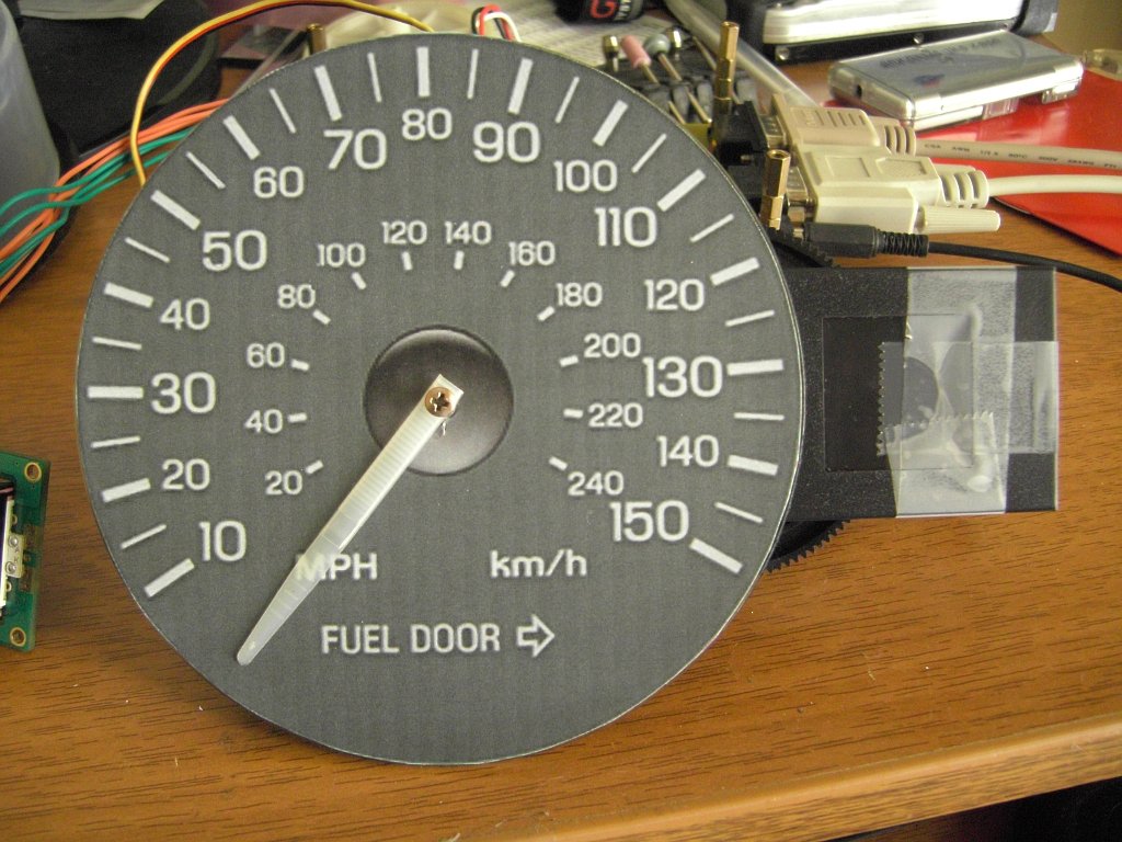 DIY analog servo car instruments
