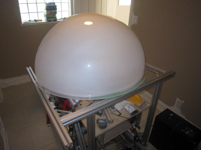 Sim Dome (rear-projection on GOO-paint)