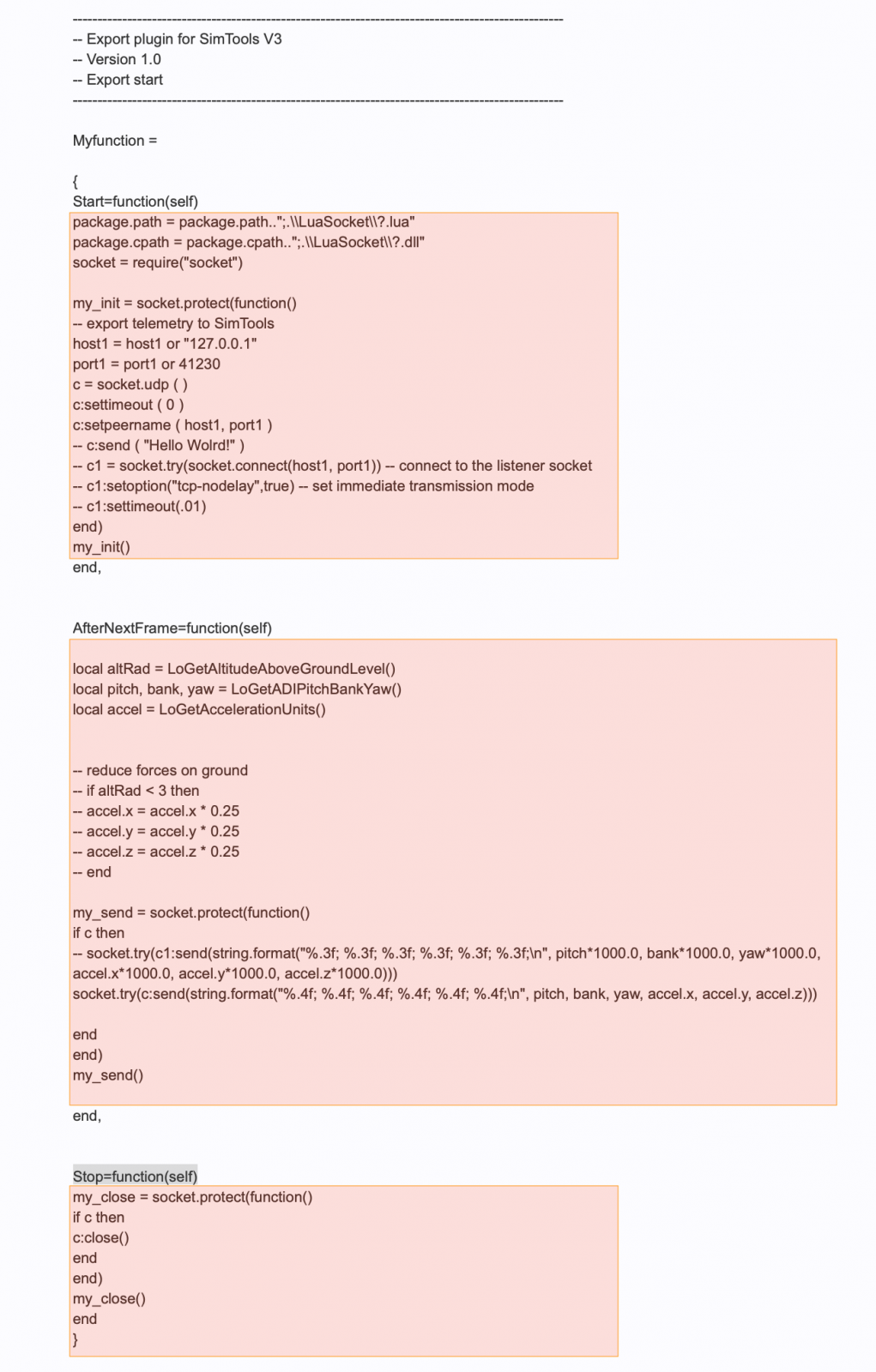 Please help with DCS export lua