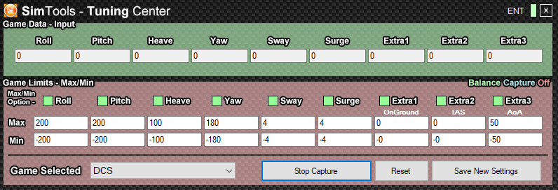 SimTools Presets - DCS settings and export.lua