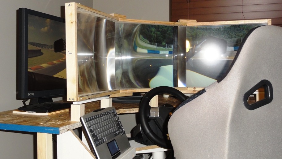 Triple Screen Fresnel Lens Display for $220