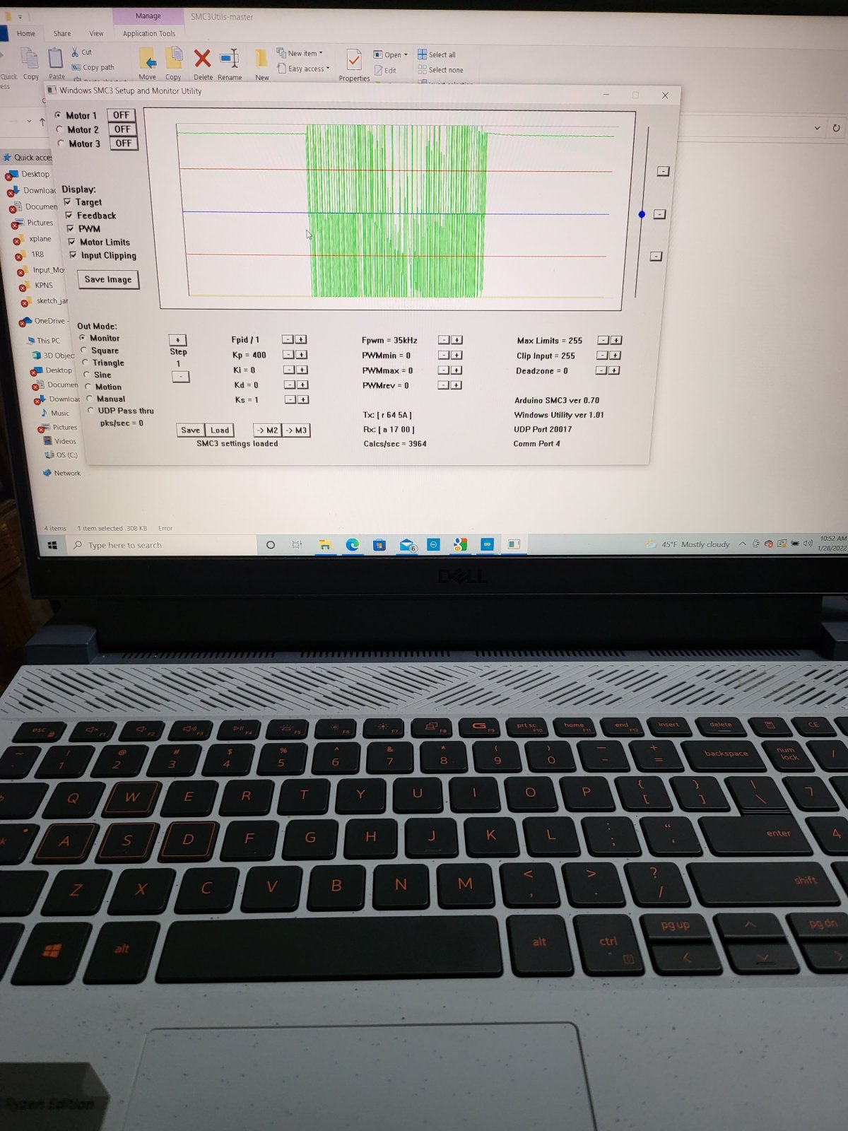 Tutorial - SMC3 Arduino 3DOF Motor Driver and Windows Utilities | Page 110