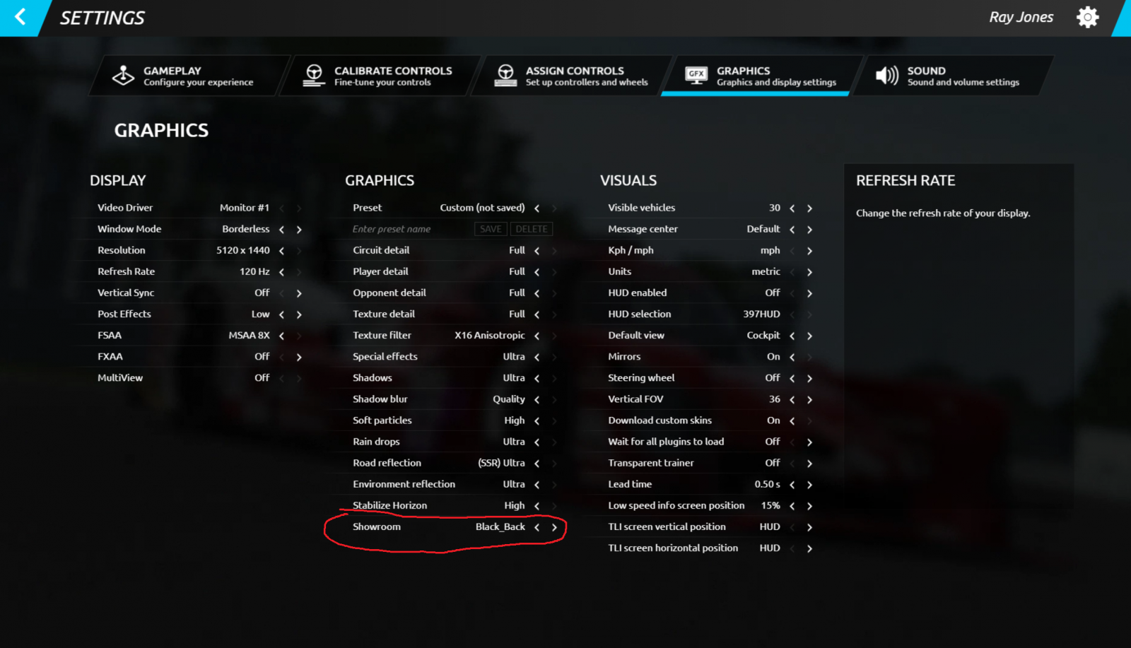 Question - showroom rfactor2