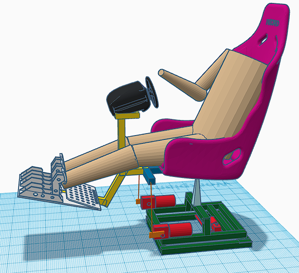 wanting to create a compact motion simulator