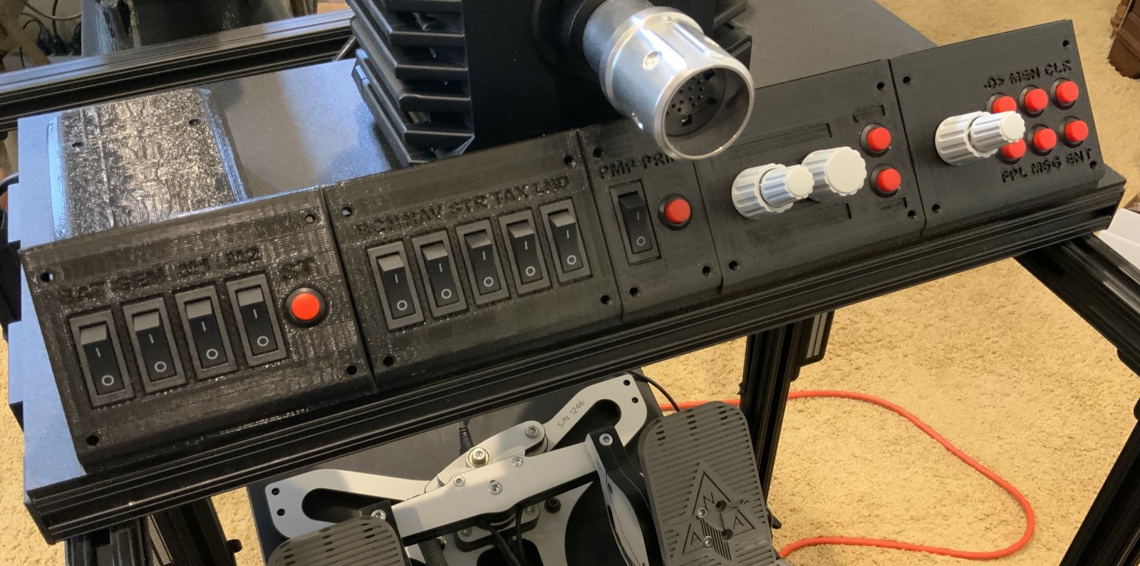 Partial Panel for Airplane Sims…