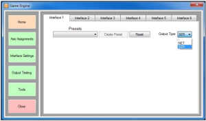 interface-settings-button - XSimulator Motion Simulator