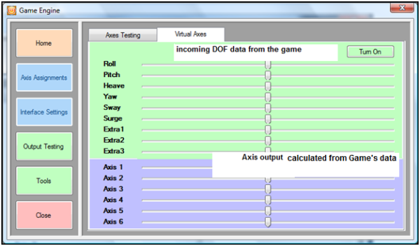 Virtual Axis - XSimulator Motion Simulator