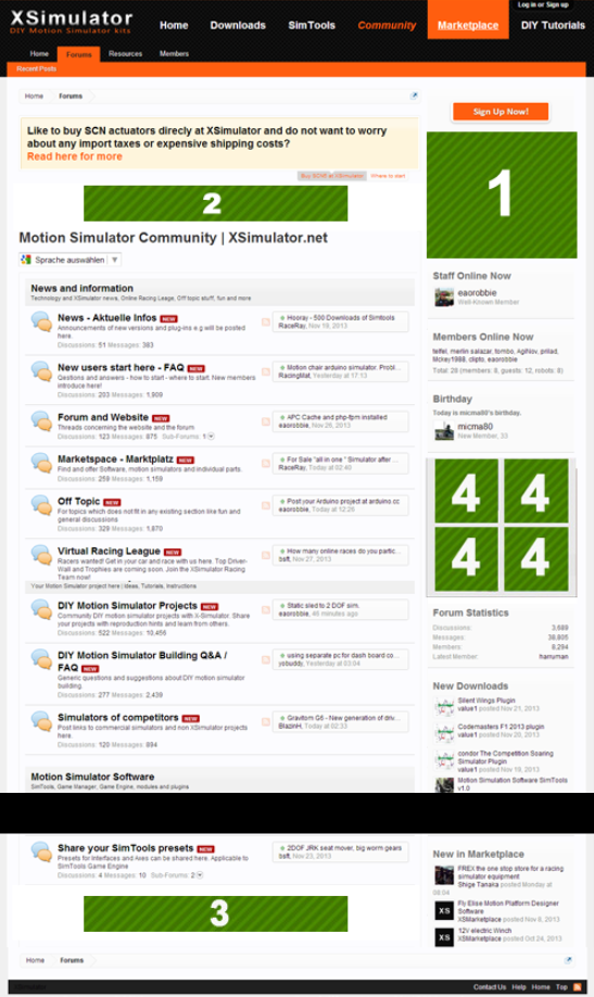 ad_spots - XSimulator Motion Simulator